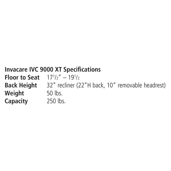 Invacare 9000 XT Recliner Wheelchair – Medute
