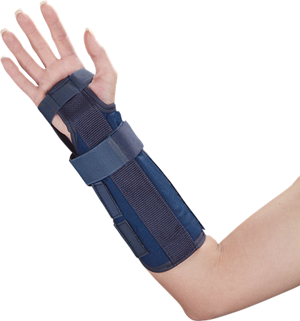 DEROYAL UNIVERSAL TWO-PANEL WRIST AND WRIST FOREARM SPLINT (PACKAGING ...