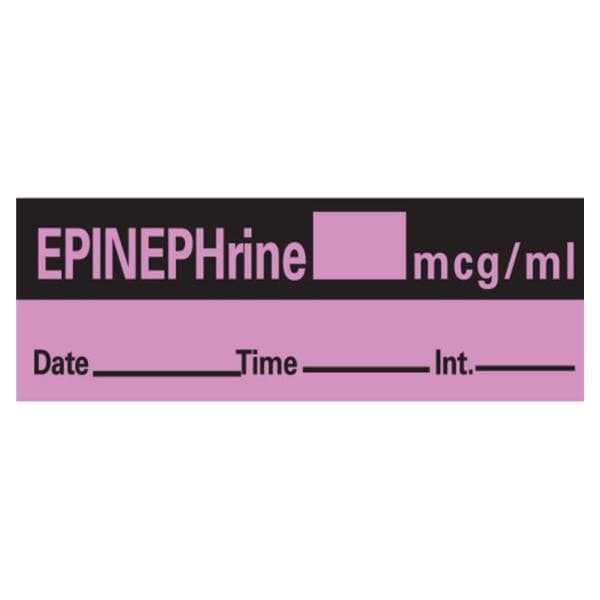 Precision Dynamics Corp. Anesthesia Tape DTI Epinephrine mcg/ml Violet ...