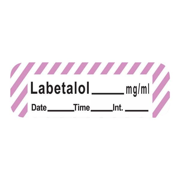 Precision Dynamics Corp. Anesthesia Label DTI Labetalol mg/ml White/Vi ...