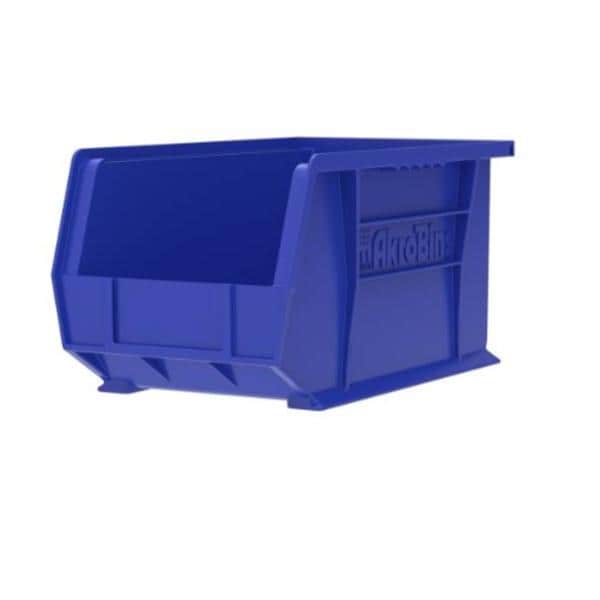 Akro-Mils AkroBins Storage Bin Blue Polymer With Label Holder 10-3/4x8 ...