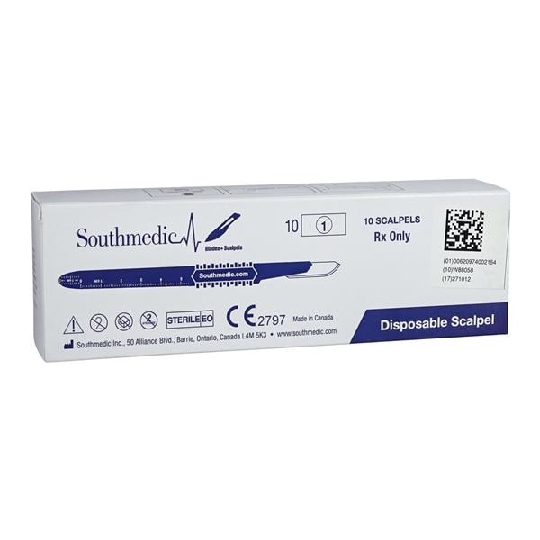Southmedic Inc. -Disposable Surgical Scalpel Sterile, 10 BX/CA 73-0110 ...