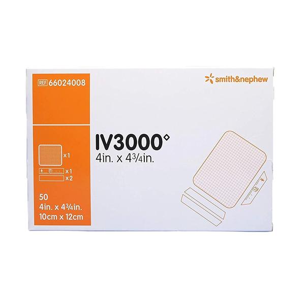 Smith & Nephew Wound Care IV 3000 Film Catheter Fixation Dressing 4x4 ...