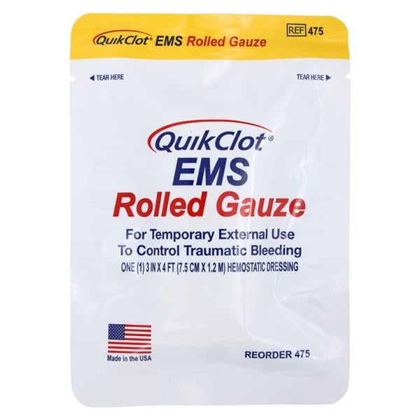 Teleflex LLC -QuikClot EMS Hemostatic Hydrophillic Gauze Roll 475 – Medute