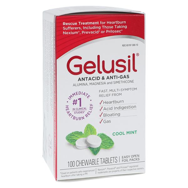 Emerson Healthcare LLC Gelusil Antacid/Antigas Chewable Tablets 200/20 ...