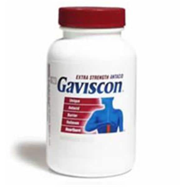 GSK Consumer Healthcare Gaviscon Antacid Chewable Tablets 265mg Origin ...