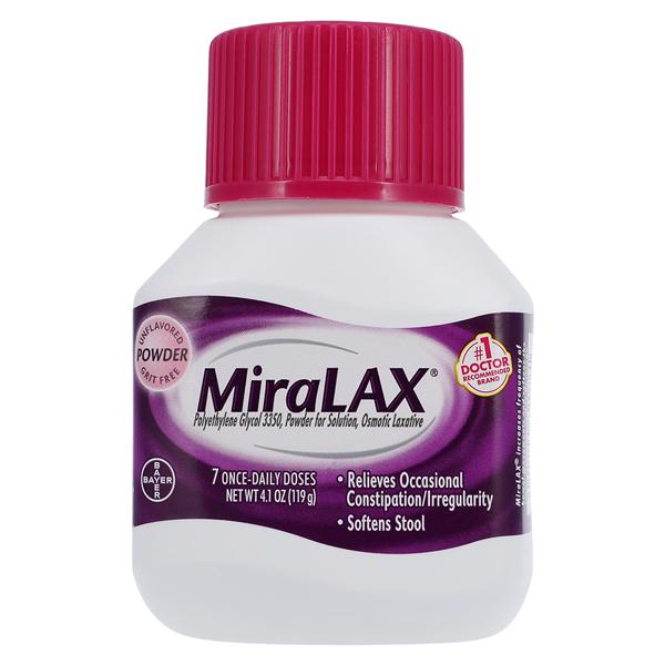 Bayer Consumer Products MiraLAX Laxative Powder 119gm Packet 4.0oz/Eac ...