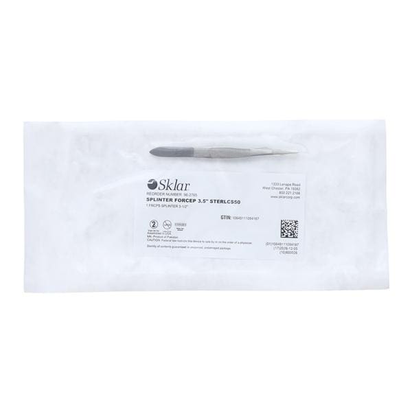 Sklar Instruments -Econo Splinter Forcep Straight Stainless Steel Ster ...