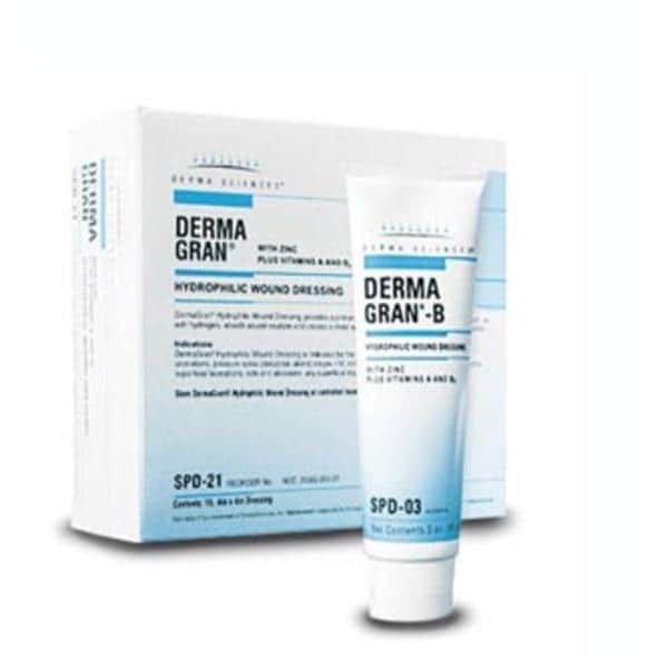 Gentell, Inc. Dermagran Hydrocolloid Hydrophilic Dressing 4x4" Sterile ...