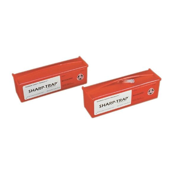 Harbor Safety Products -Sharp-Trap Sharps Container 0.5qt Red 2x2x7" H ...