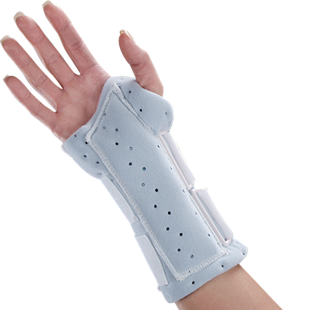 DEROYAL UNIVERSAL FOAM WRIST AND WRIST FOREARM SPLINT WHITOUT BINDING ...