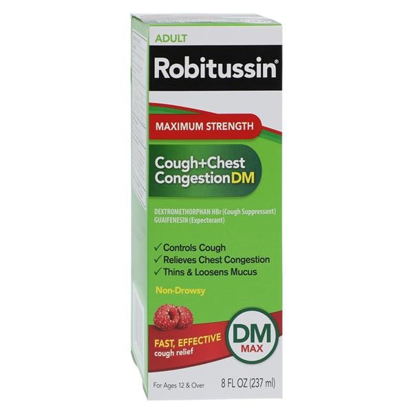 Haleon Company Robitussin DM Cough/Congestion Syrup 400/20mg Maximum S ...