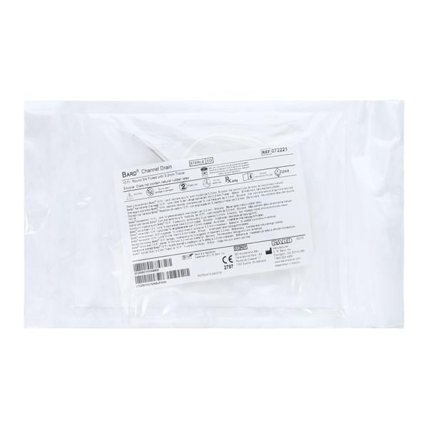 Bard Medical Division Drain Channel Silicone 10Fr 1/8" 3/4 Fluted Roun ...