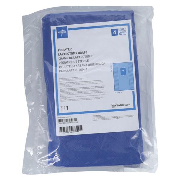 Medline Industries Inc -77x18" Sterile Laparotomy Drape 6x6" Fenestrat ...