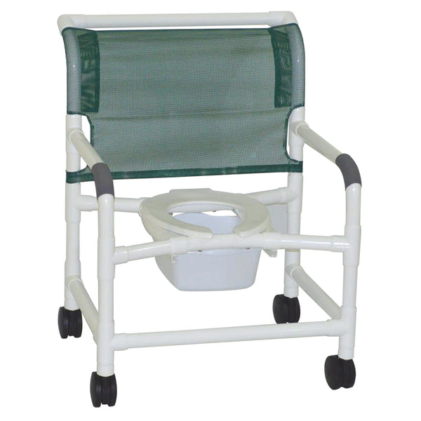 Graham Field Lumex 26" PVC Bariatric Shower Commode Chair Specify Colo ...