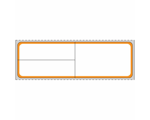 PDC Label Meditech Direct Thermal Paper Permanent 1" Core 4"x1 1/4" Wh ...