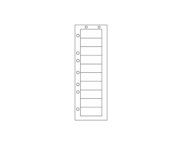 PDC Chart Labels Laser Portrait 2 1/2x1 3-3/4" Sheet White - 10 Labels ...