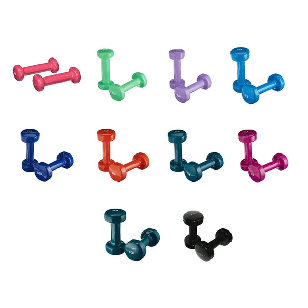 Sammons Preston Vinyl-Coated Iron Dumbbells (Packaging - Each) – Medute