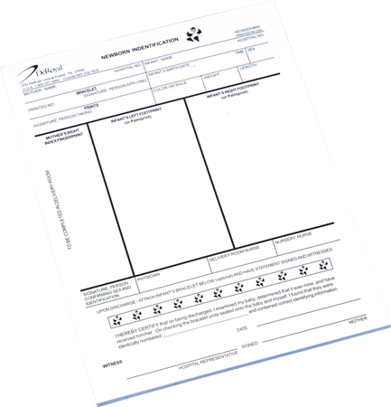 DEROYAL DEROYAL FOOTPRINTER ID FORM (PACKAGING - CASE 50 PAD) – Medute