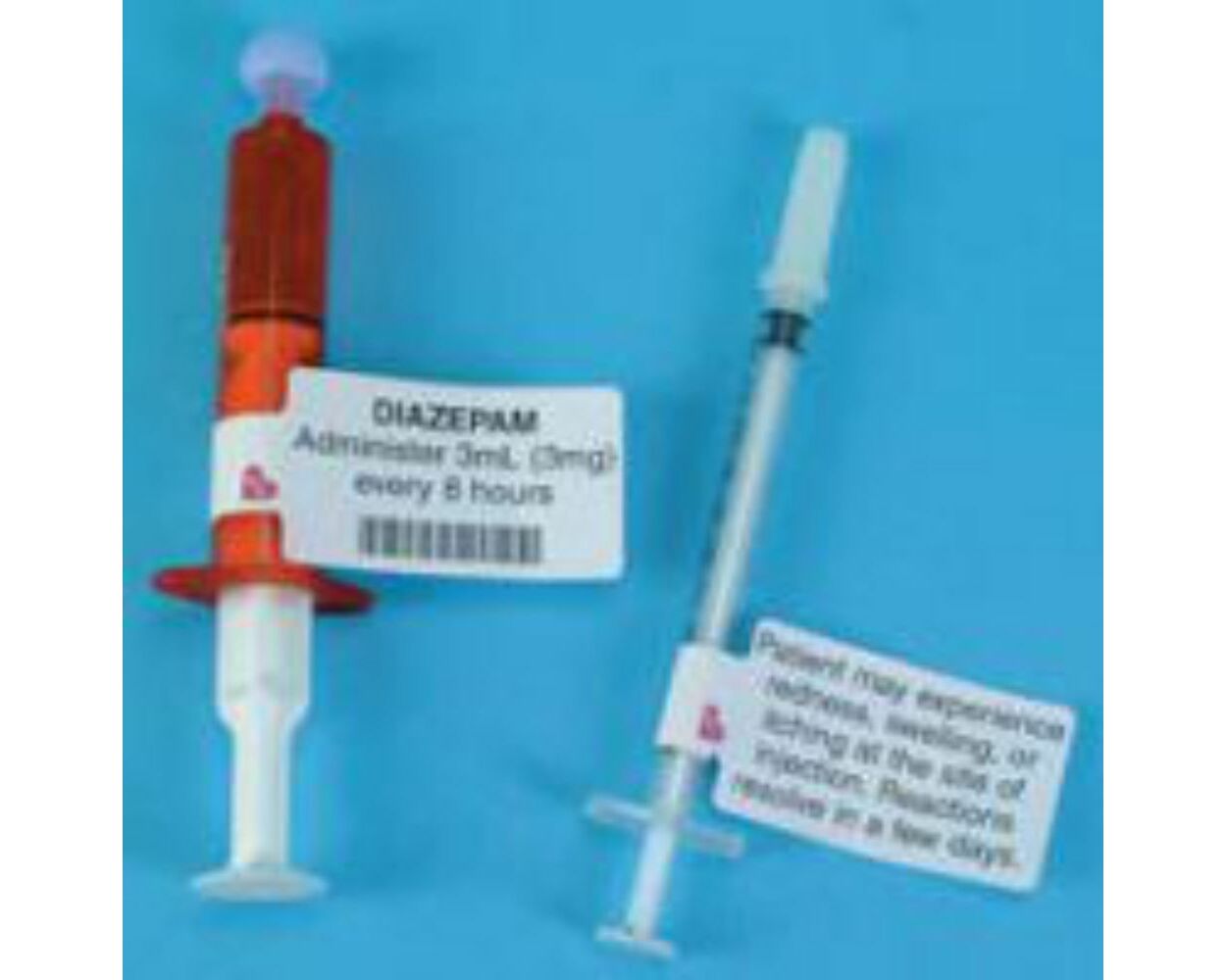 PDC Syringe Flag Label Laser Synthetic, Permanent 3-3/4" X 1" White, 2 ...