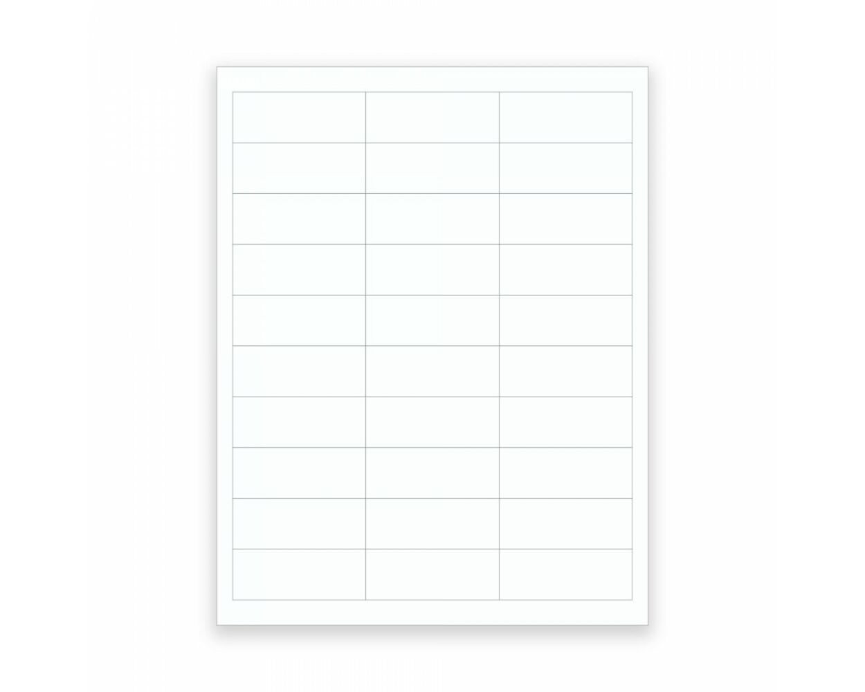 PDC Laser Cryo Label 2-5/8" x 1", 30 per Sheet, 100 Sheets per Box | L ...