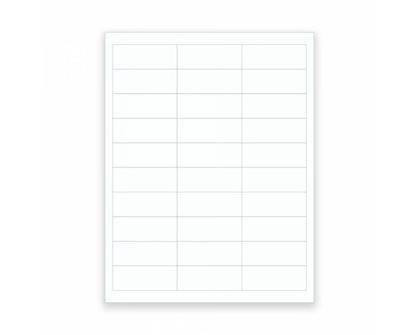 PDC Laser Cryo Label 2-5/8" x 1", 30 per Sheet, 100 Sheets per Box | L ...