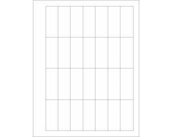 PDC Chart Labels Laser Landscape 2 1/2x1 White - 28 Labels per Sheet ...