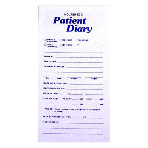 Spectrum Microgon Booklet tracking Patient Diaries 100/Package - 5508 ...