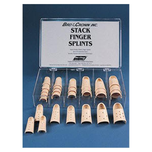 Bird & Cronin Splint Stack Assorted Kit Finger Plastic Flesh Universal ...