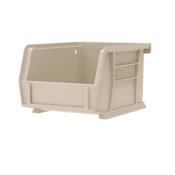Akro Bin Storage AkroBins 7-3/8x4-1/8x3" Stone Polymer With Label Hold ...