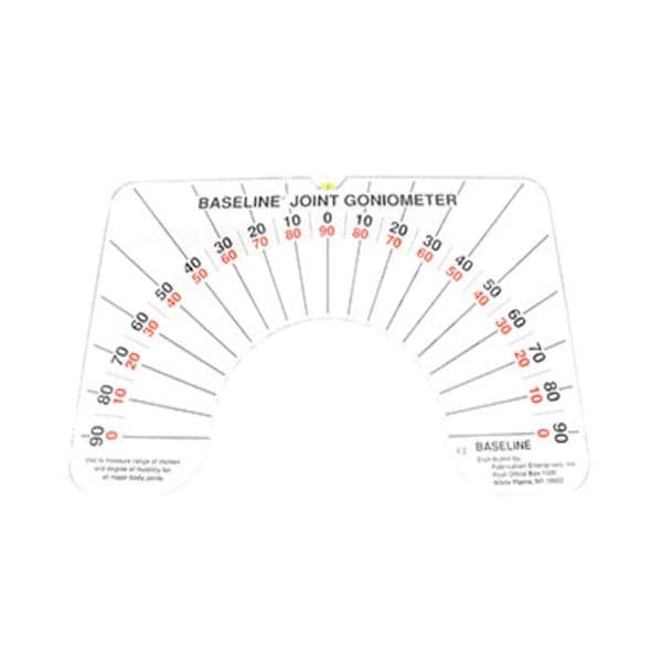 Fabrication Enterprises Protractor/Goniometer Arthrodial Baseline Larg ...