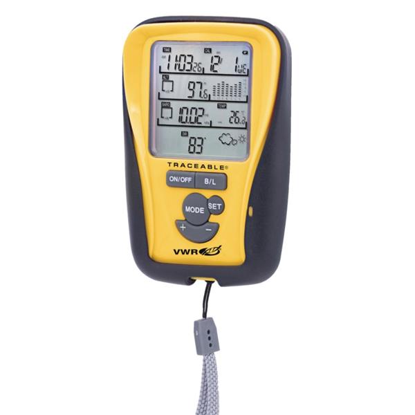 VWR Scientific Barometer Laboratory 99 Hrs/59 Mins/59 Seconds LCD Dgt ...
