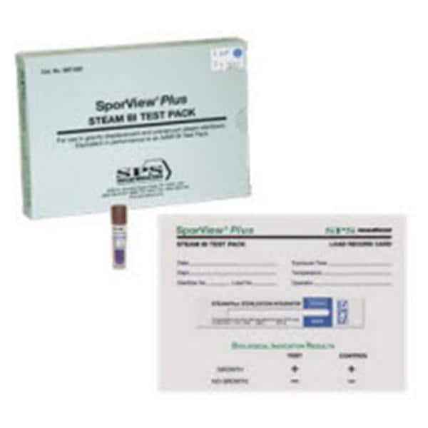 SPS Medical Indicator Biological Sporview Plus Steam Test Pack 24 Hour ...