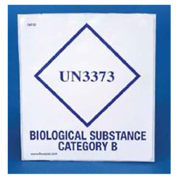 Therapak Label UN3373 Biological Substance Category B 500/Package - 22 ...