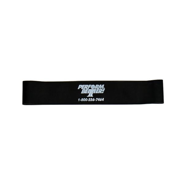 MF Athletic Co. Band Exercise Mini-Band 9x2" Black Heavy Latex Each ...