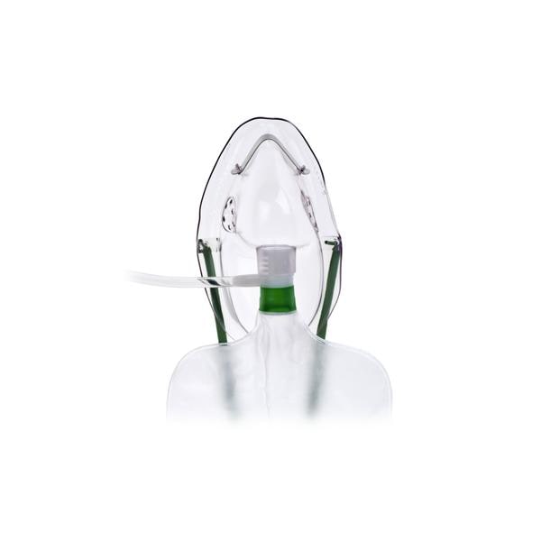 Hudson Respiratory Care Mask Oxygen Hudson Adult Elongated Vinyl Each ...
