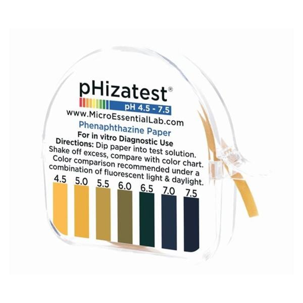 Micro Essential Labs Inc Phizatest Nitrazine Indicator Paper Roll 4.5 ...