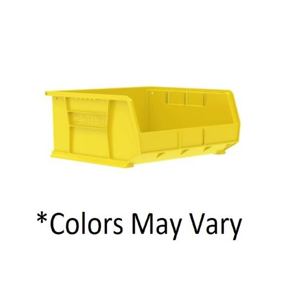 Akro Bin Storage AkroBins 14-3/4x16-1/2x7" Yellow Polymer With Label H ...