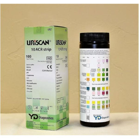 YD Diagnostics Uriscan 10 ACR Test Strip 100 Tests Each, 10 Each/CA ...