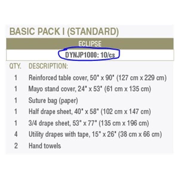 Medline Industries Inc Pack Surgical Basic I Eclipse With 2 Hand Towel ...