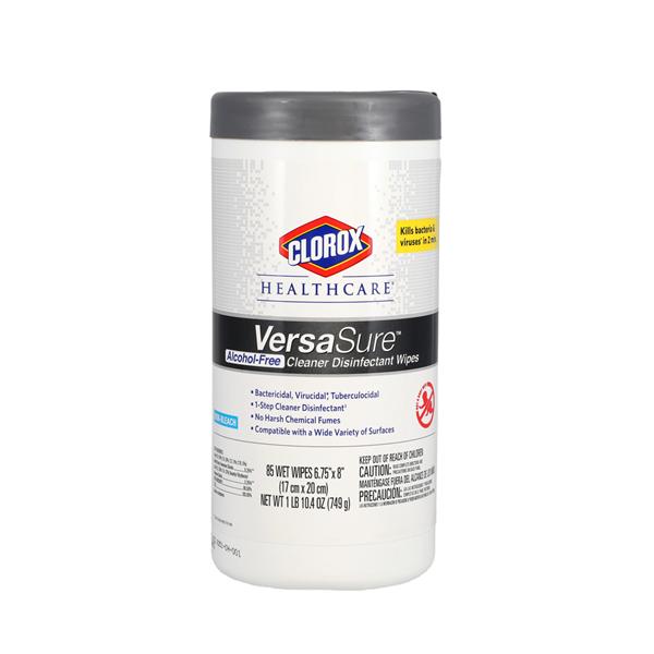 Healthlink Wipes Surface Disinfectant Clorox VersaSure Large Canister ...