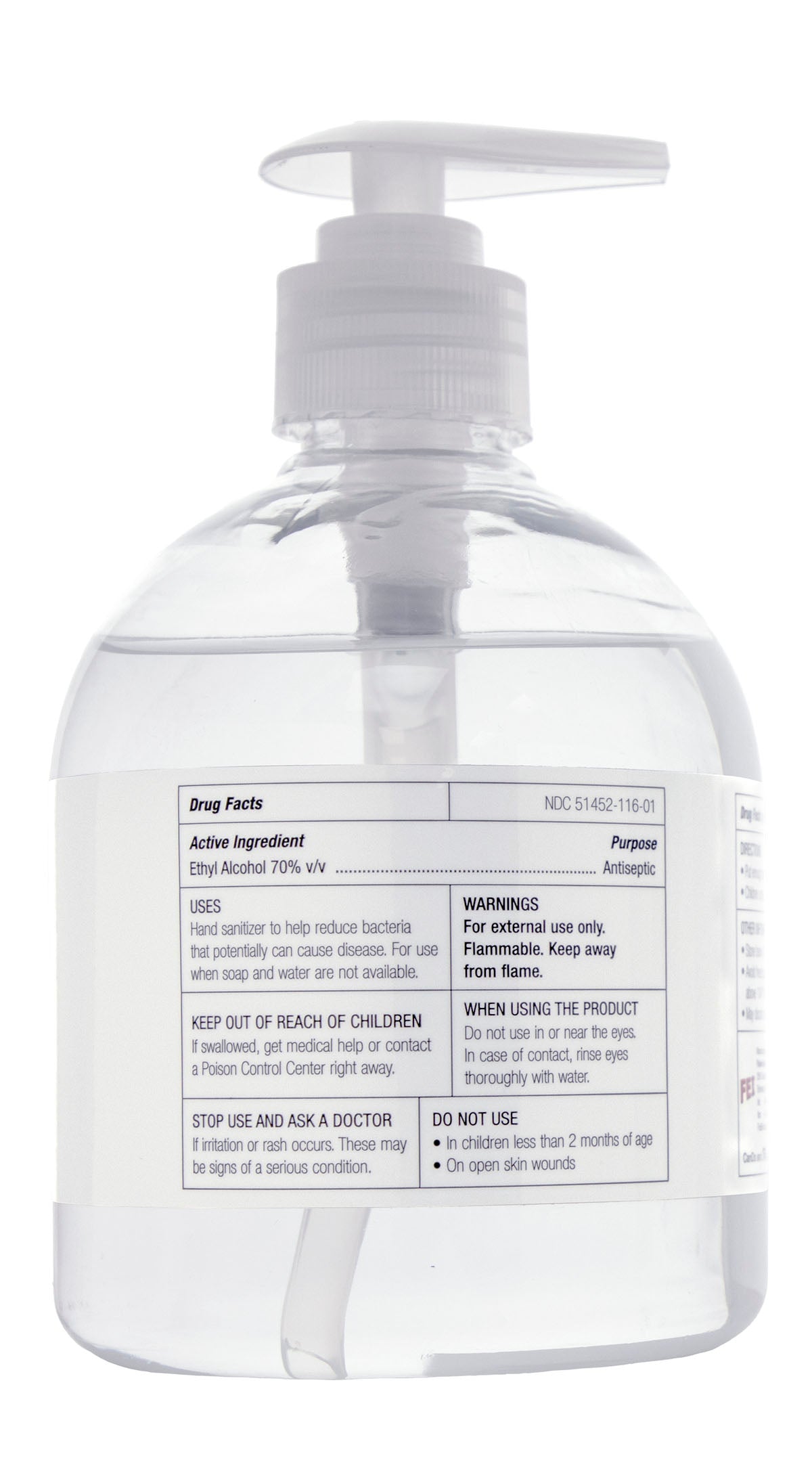 CanDo Ultra Hand Sanitizer with Aloe Vera, Pump Dispenser, 16 oz. - FE ...