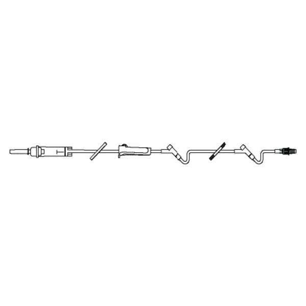 Baxter Healthcare IV Solution Set 10Drp 2 Interlink Injection Sites Ma ...