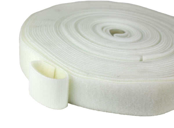 2-sided hook/loop - 2" x 25 yard - White - FE-24-7077W – Medute