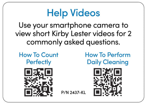 capsa Laminated Label: Kirby Lester Help Videos – Medute