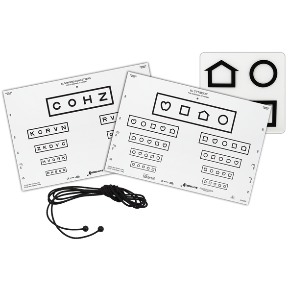 VIC LEA SYMBOLS® & SLOAN LETTER SCREENING CHART – Medute