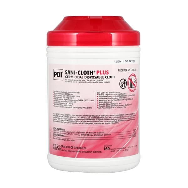 PDI Professional Disposables Cleaner & Disinfectant Surface Wipe Sani ...