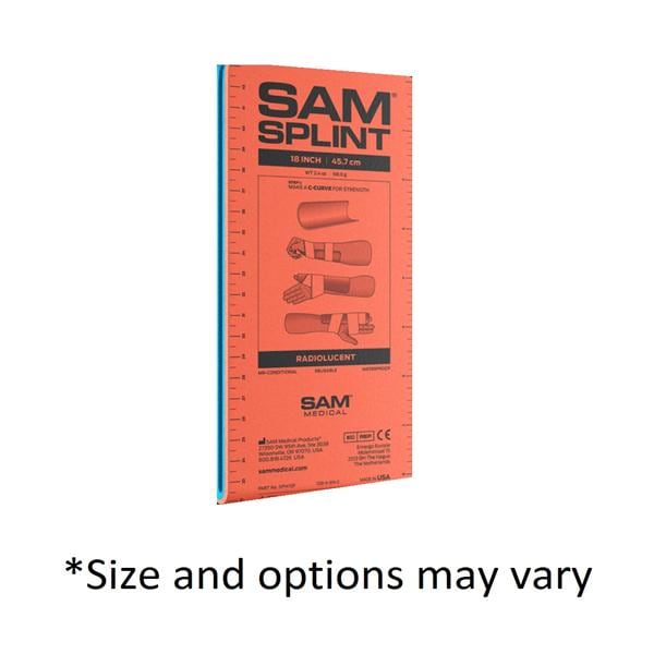 The Seaburg Co, Inc Splint Emergency SAM Roll Limb Blue/Orange 4.25x36 ...