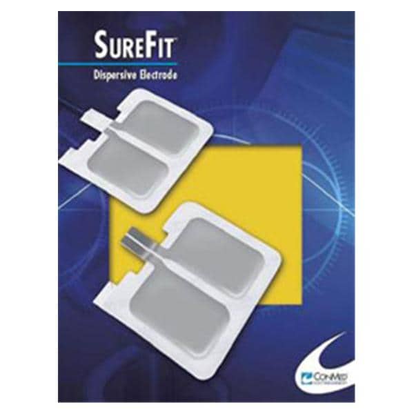 Conmed Corporation Grounding Electrosurgical SureFit Adhesive 100/Ca ...