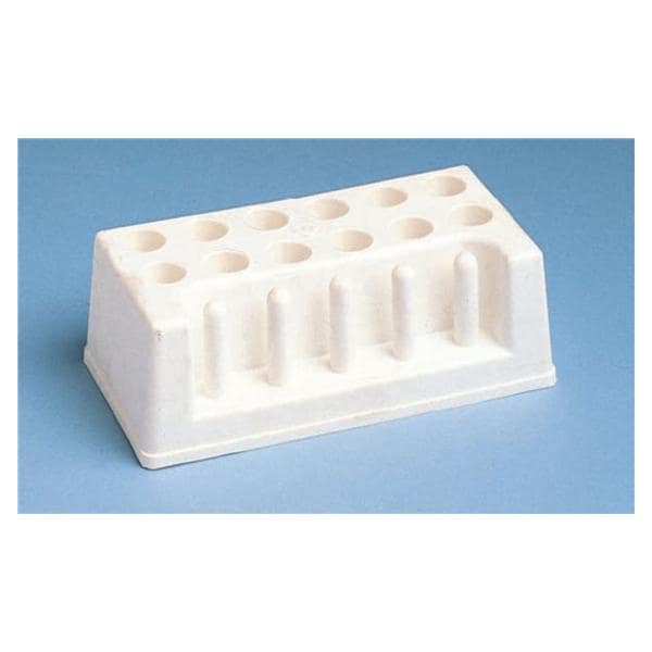 Fisher Scientific Co. Fisherbrand Dryer Rack Rectangular 12 Tube White ...